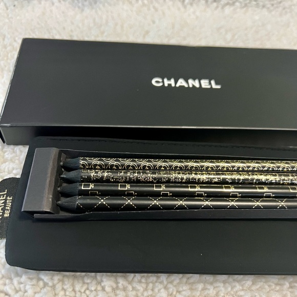CHANEL | Office | Chanel Pencils Pouch | Poshmark
